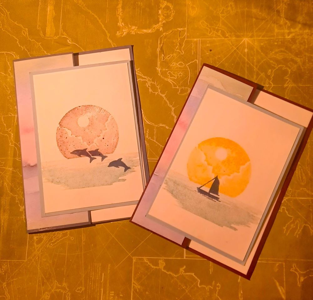 How to make a quick and easy card with Under The Moon Stamp Set