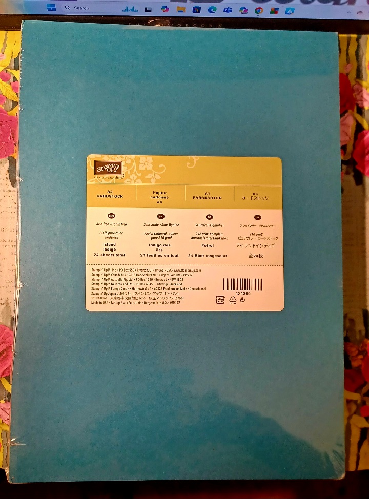 Island Indigo A4 Card Stock - Dorries Designs